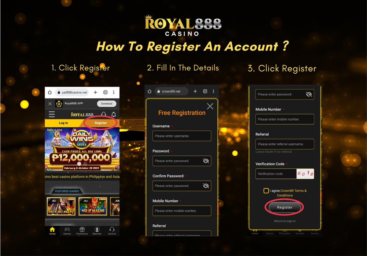 Sign Up - Royal888
